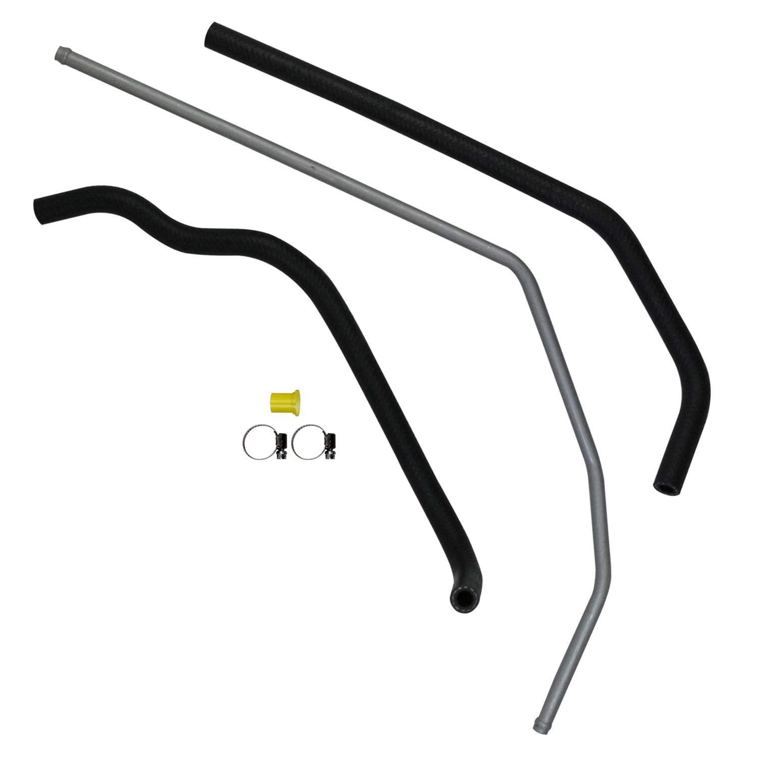 Edelmann 92876B Edelmann Power Steering Return Hoses | Summit Racing