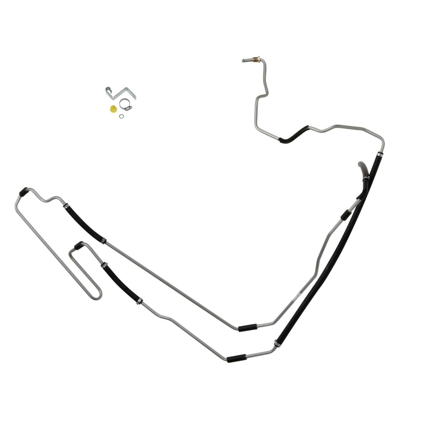 Edelmann 92918B Edelmann Power Steering Return Hoses | Summit Racing