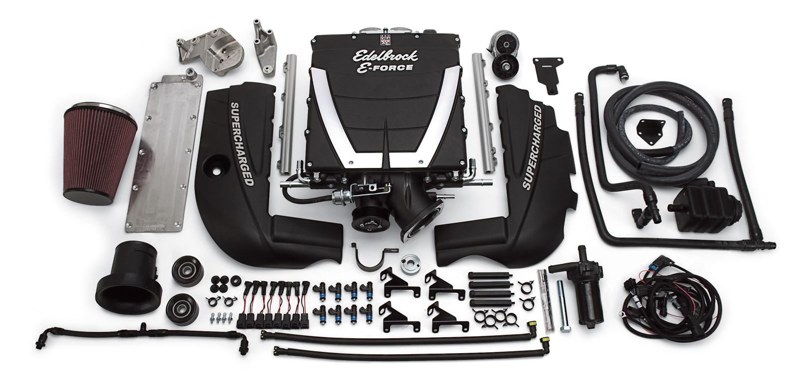 Edelbrock 15430 Edelbrock E-Force Universal Supercharger Systems for ...