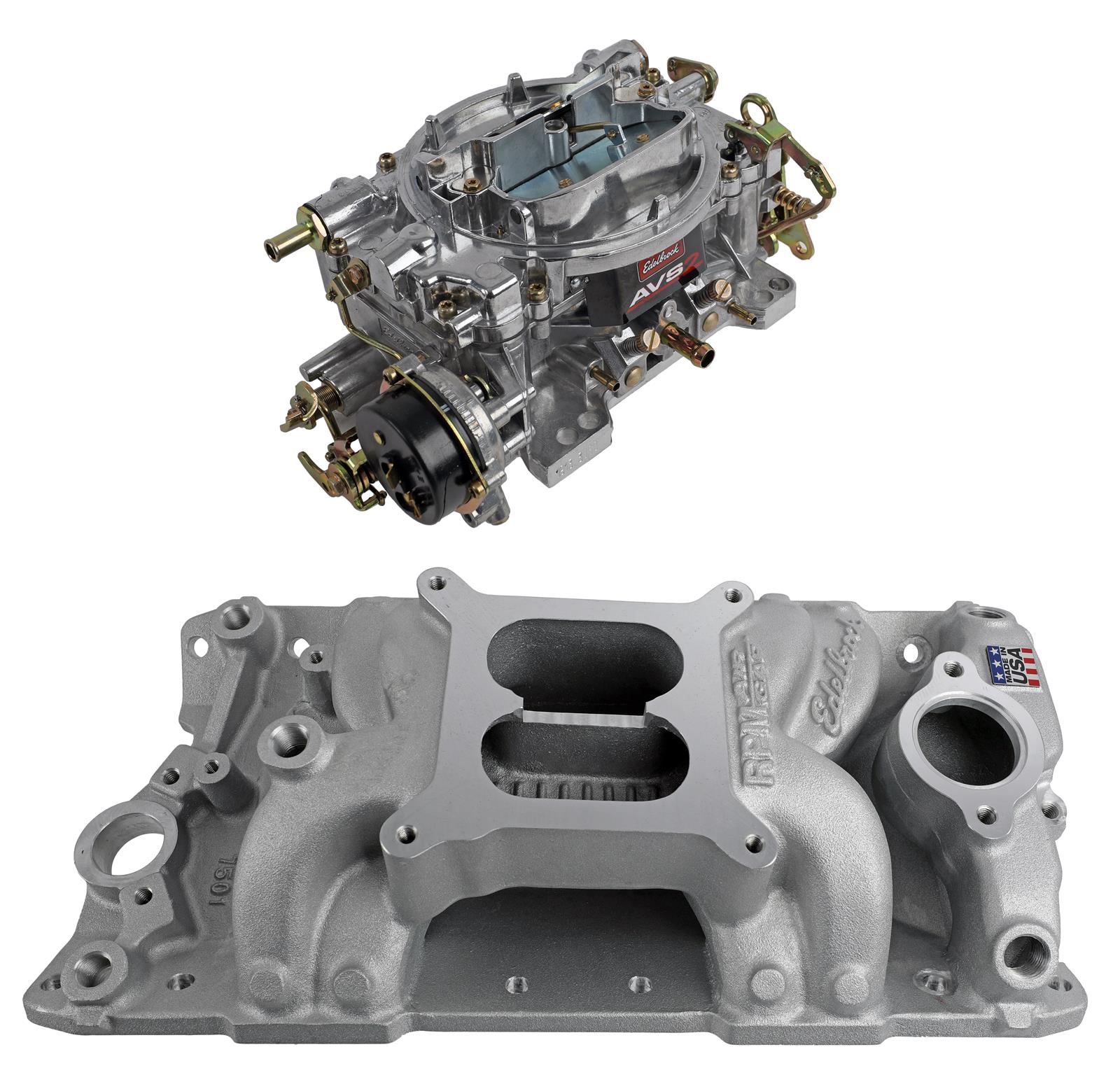 Edelbrock 2004 Edelbrock Performer RPM Air-Gap Intake Manifold and ...