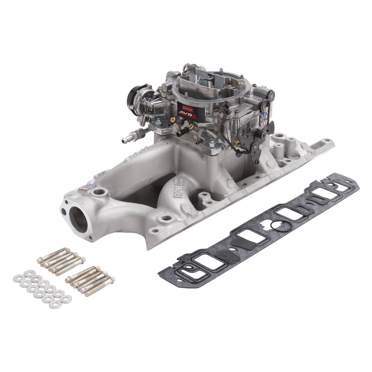 Edelbrock 2033 Edelbrock Performer RPM Air-Gap Intake Manifold and ...