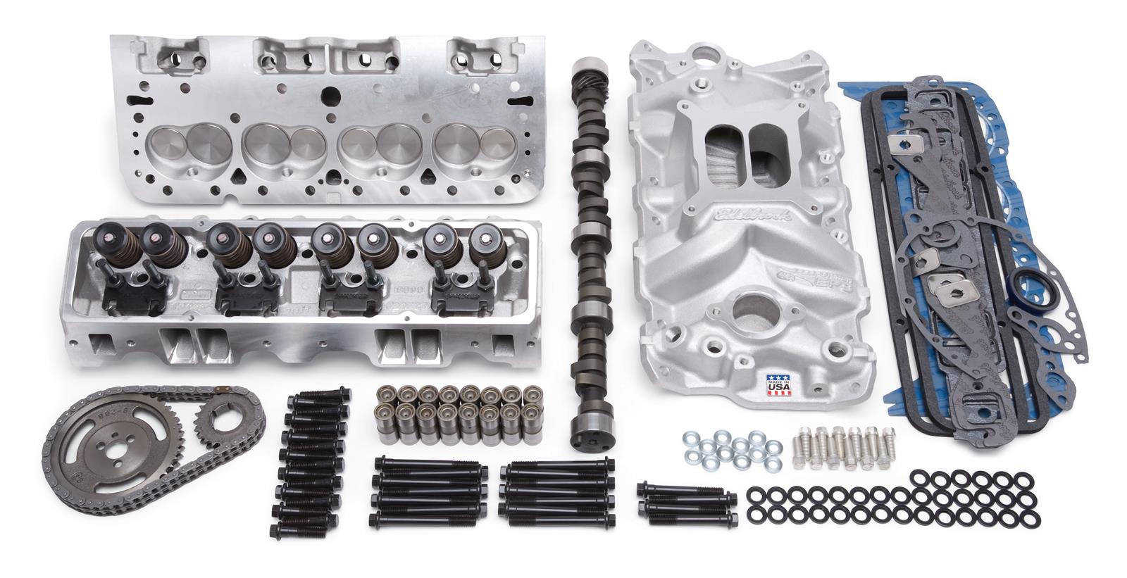 Edelbrock 2038 Edelbrock Total Power Package 338 HP Small Block Chevy ...