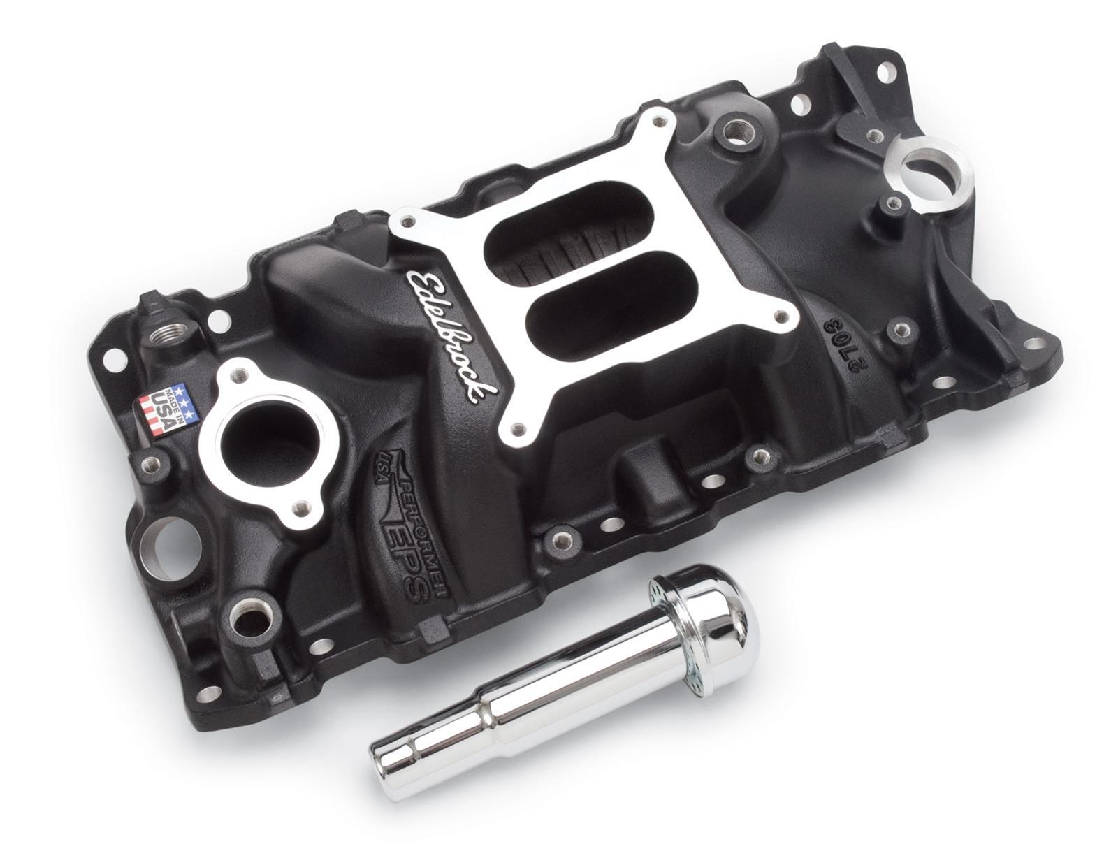 Edelbrock 2703-BP Edelbrock Performer EPS Intake Manifolds | Summit Racing