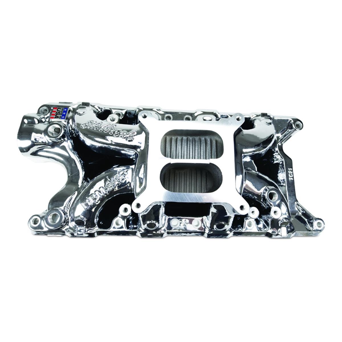 Edelbrock 7521-CP Edelbrock Performer RPM Air-Gap Intake Manifolds ...