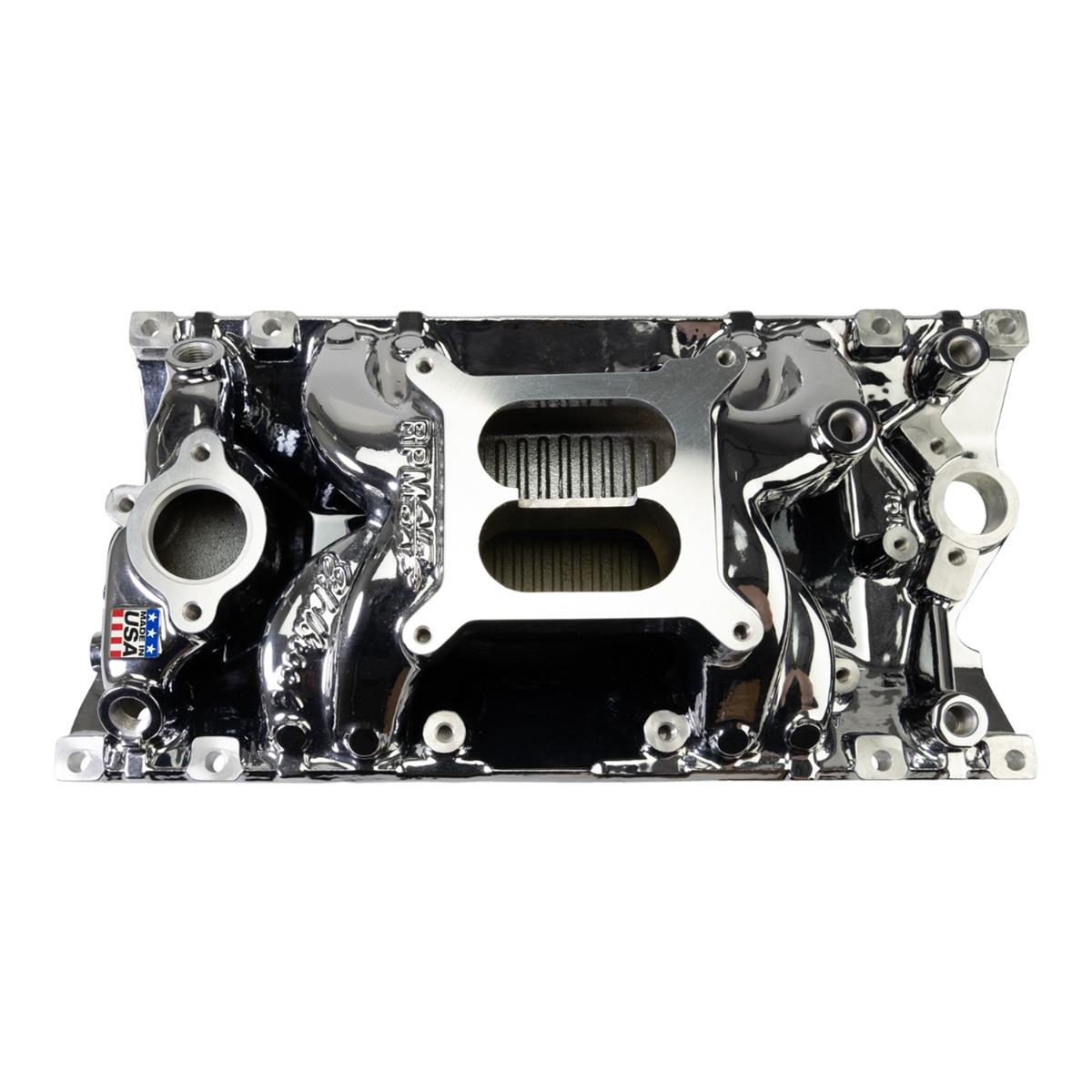 Edelbrock 7516-CP Edelbrock Performer RPM Air-Gap Intake Manifolds ...