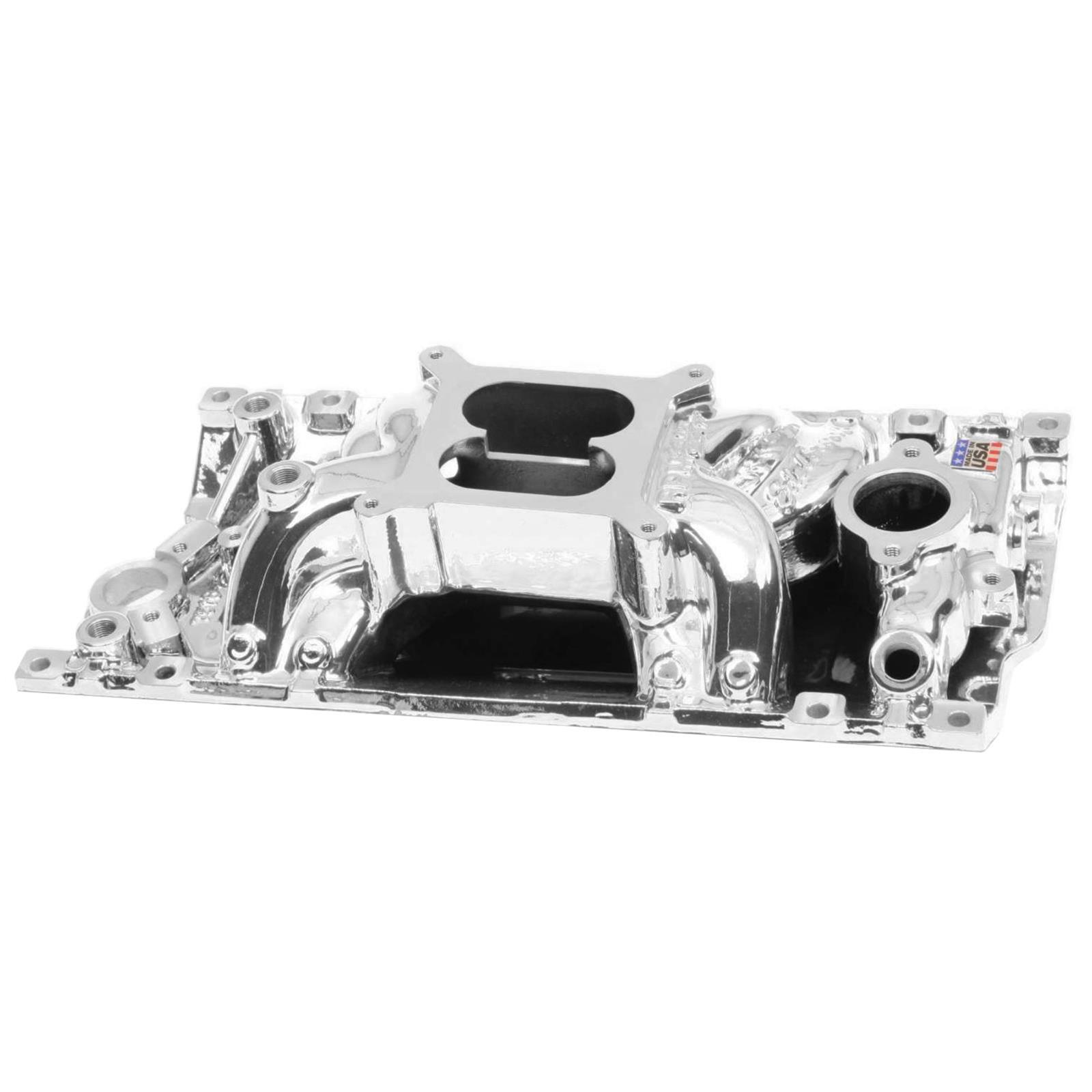 Edelbrock 7516-CP Edelbrock Performer RPM Air-Gap Intake Manifolds ...