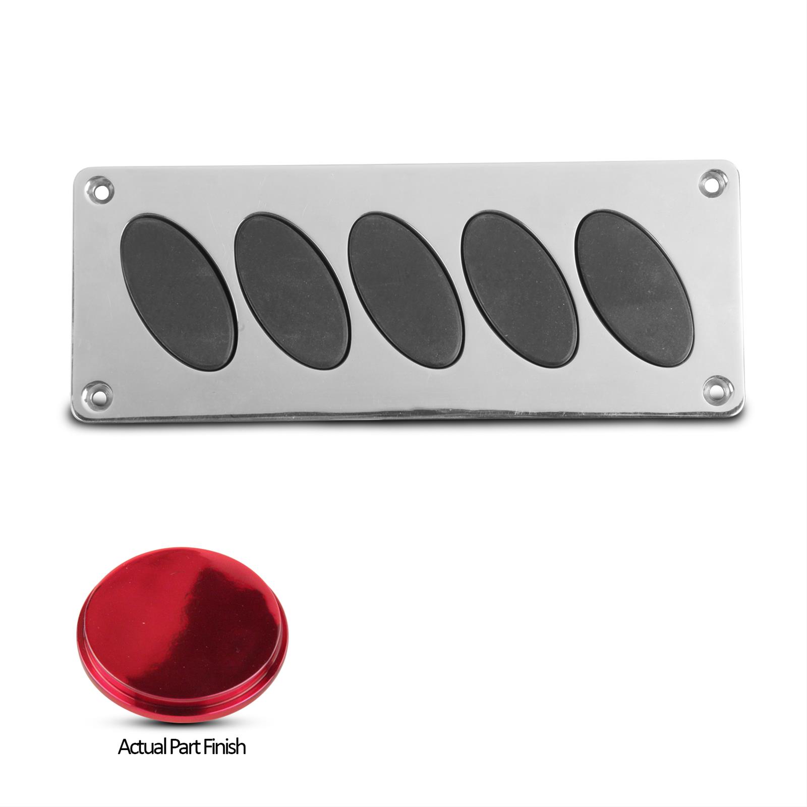 Eddie Marine 275-41R Eddie Marine Billet Aluminum Step Pads | Summit Racing