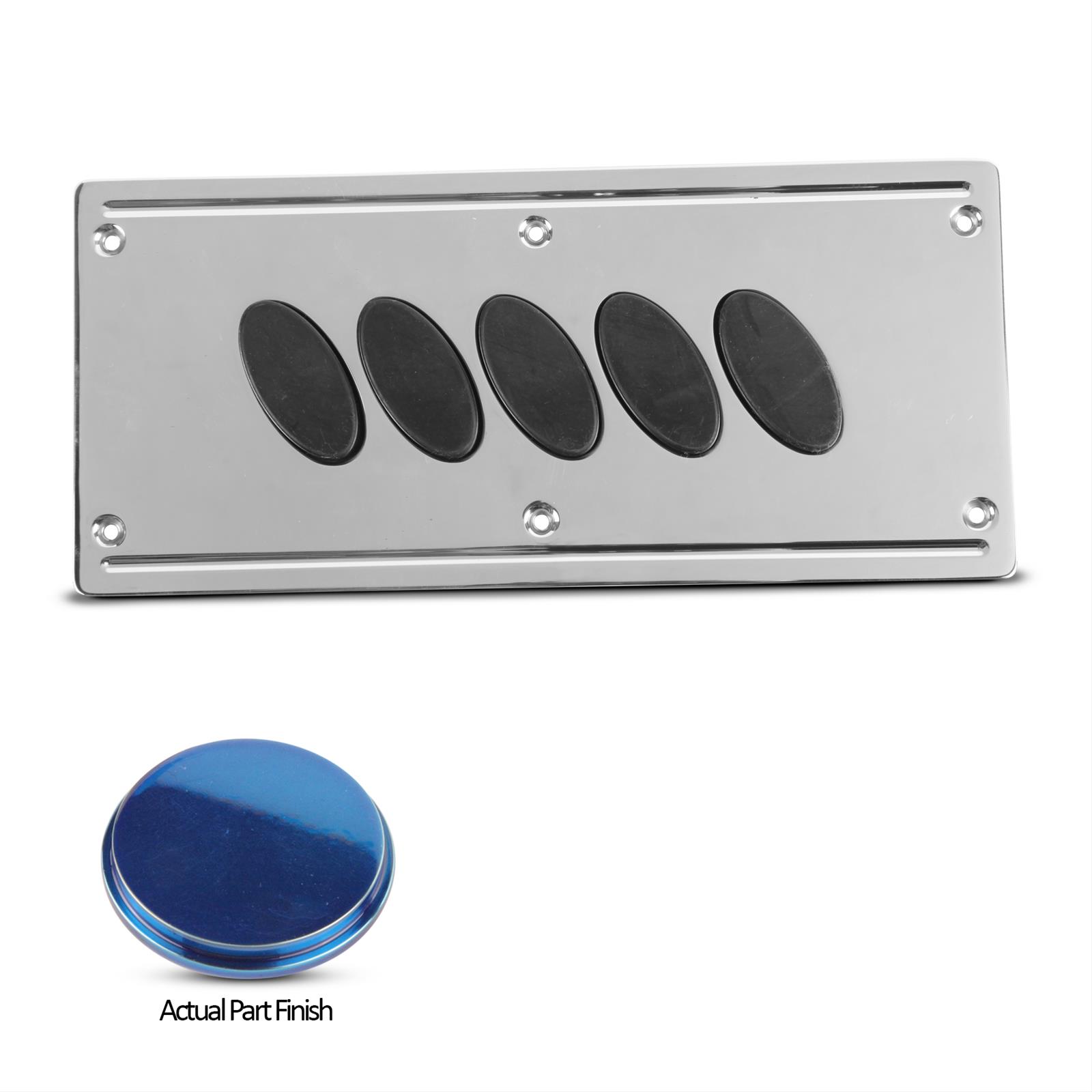Eddie Marine 275-42B Eddie Marine Billet Aluminum Step Pads | Summit Racing