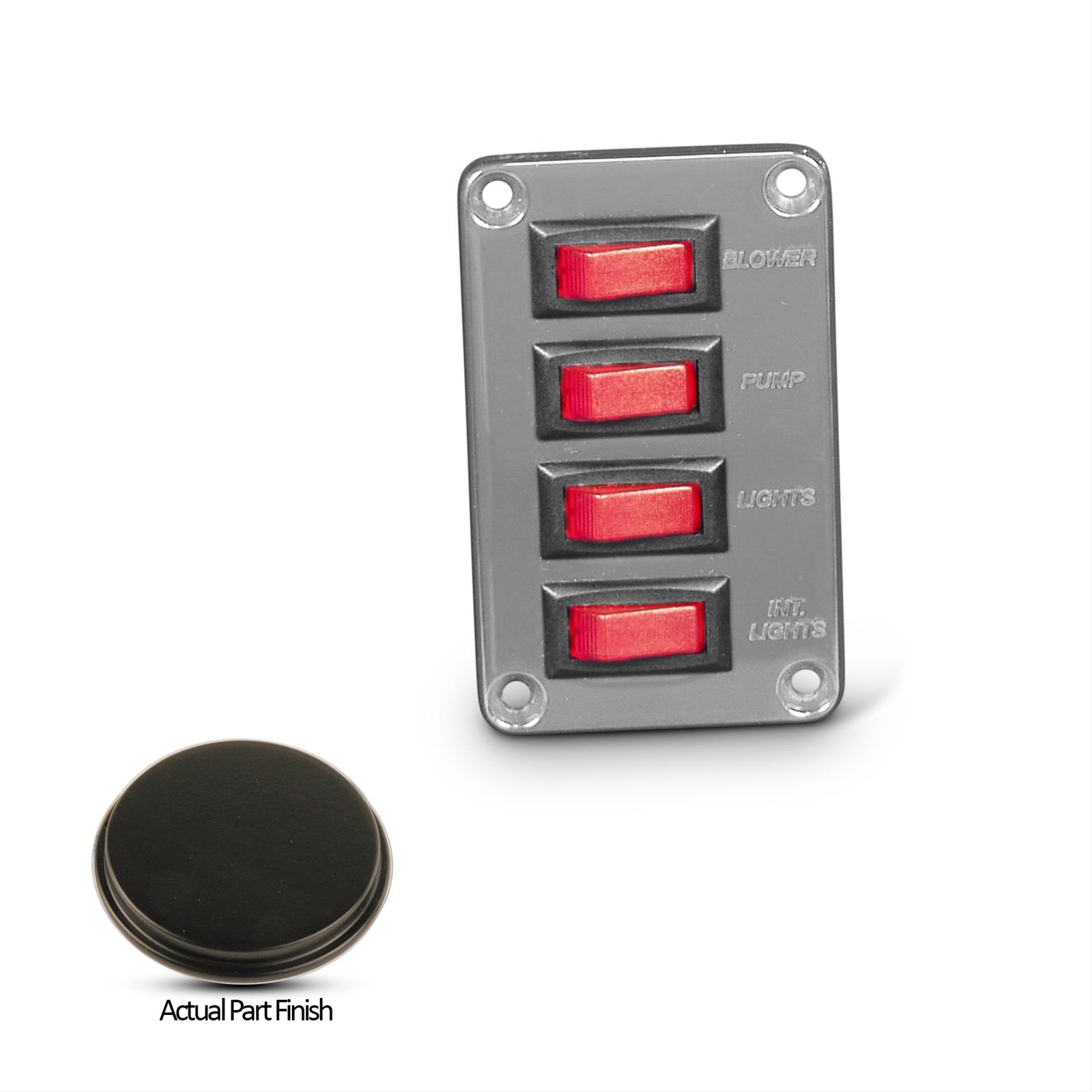 Eddie Marine SP-106MB Eddie Marine Billet Aluminum Switch Panels ...