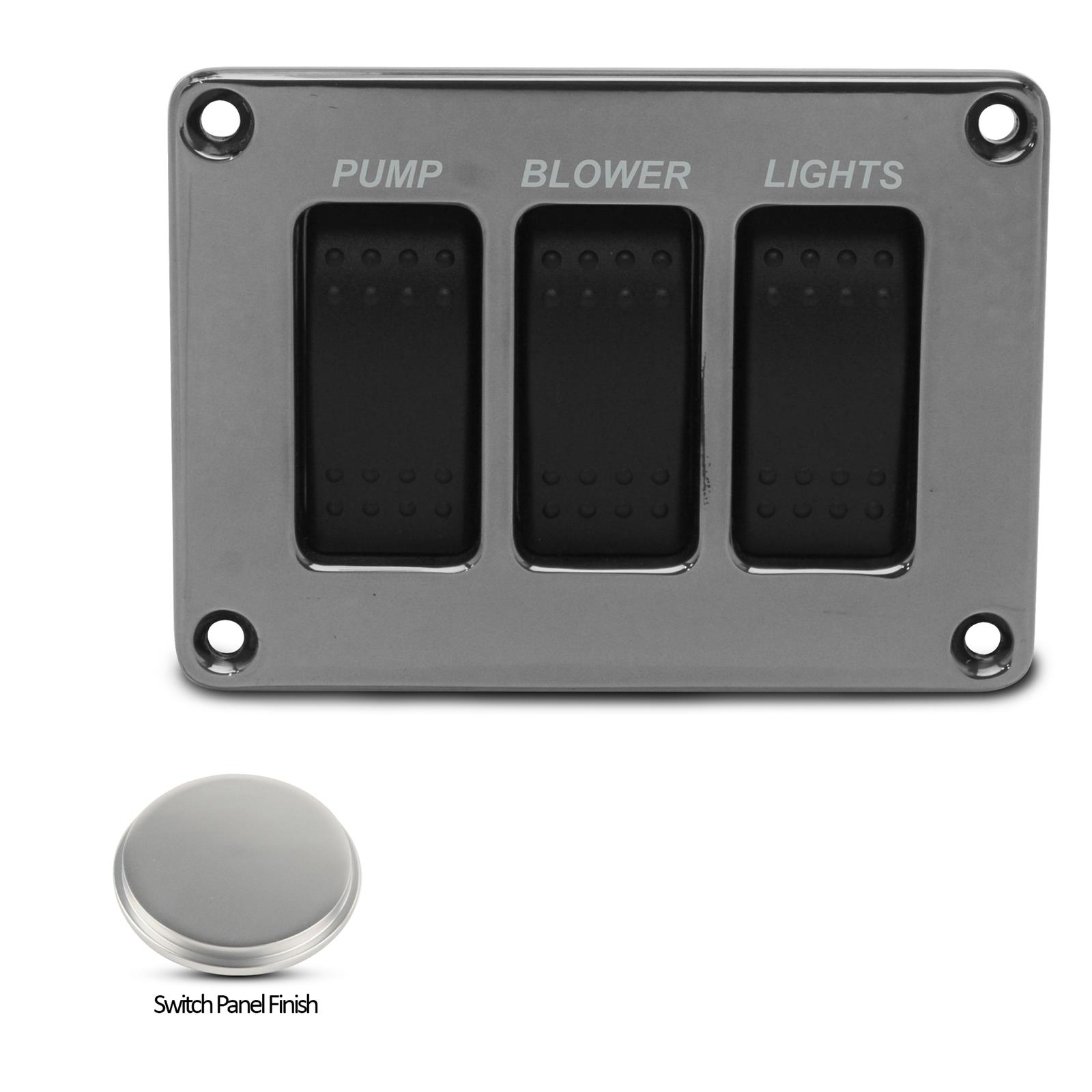 Eddie Marine SP-202PCA Eddie Marine Billet Aluminum Switch Panels ...