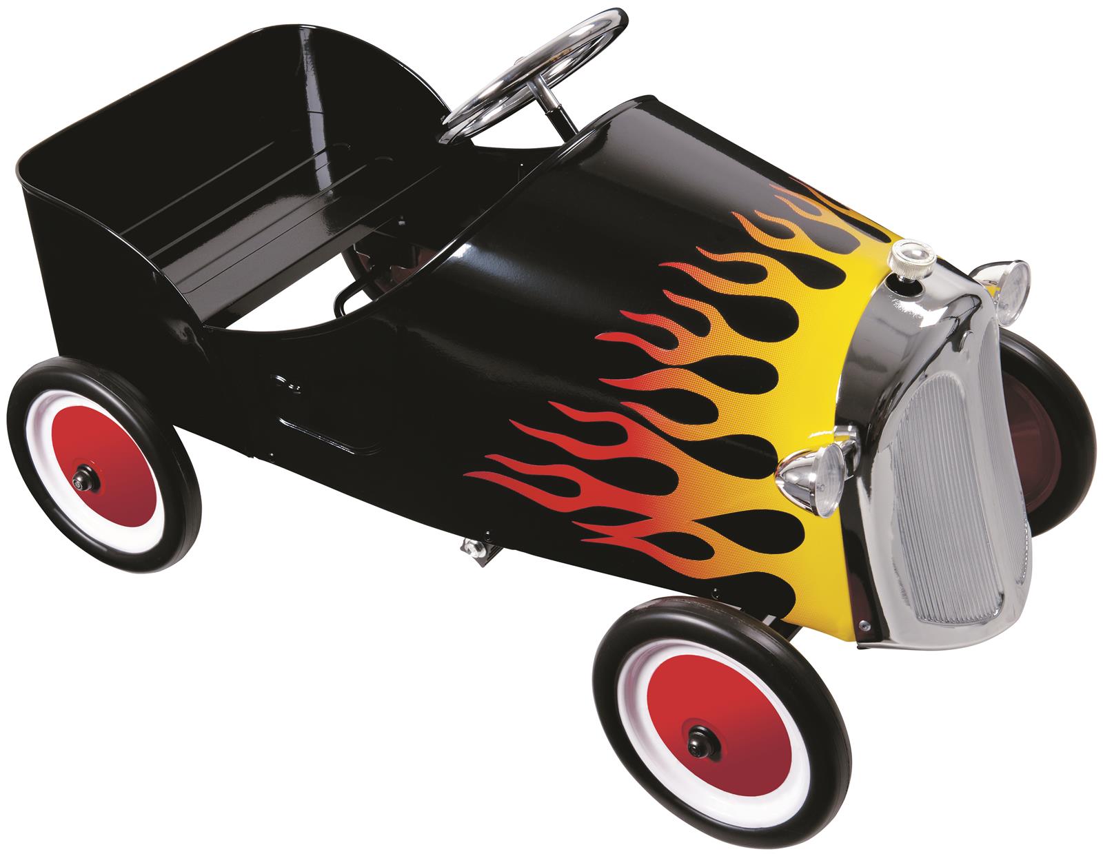Summit Gifts 9705 Black Flamed Hot Rod Pedal Car | Summit Racing