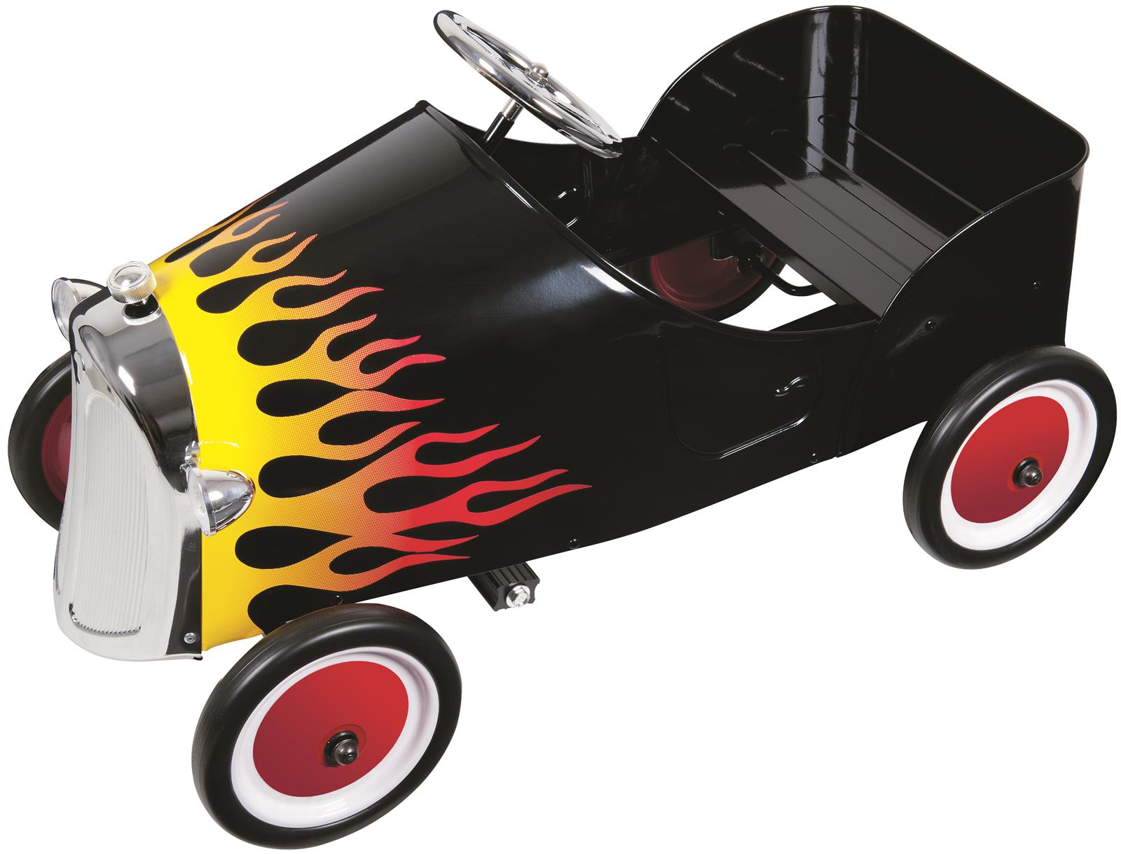 Summit Gifts 9705 Black Flamed Hot Rod Pedal Car | Summit Racing
