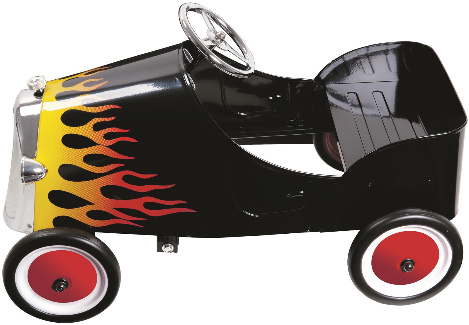Summit Gifts 9705 Black Flamed Hot Rod Pedal Car | Summit Racing