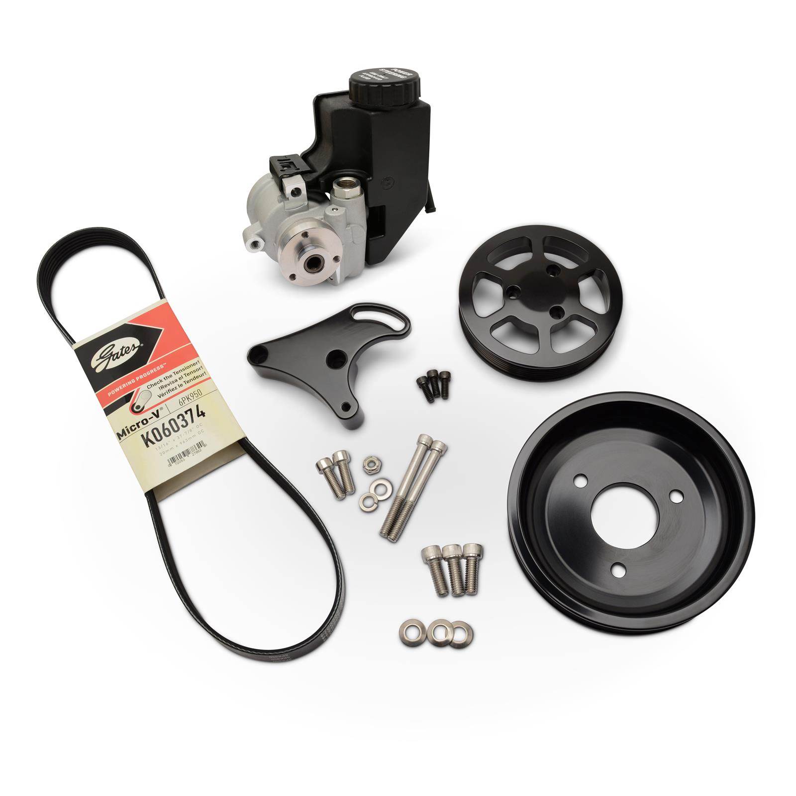 Eddie Motorsports MS107-19BK Eddie Motorsports LT Power Steering Pump ...