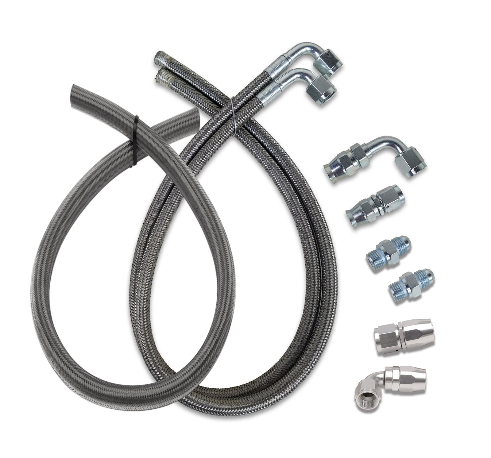 Eddie Motorsports MS107-32R Eddie Motorsports Power Steering Hose Kits ...