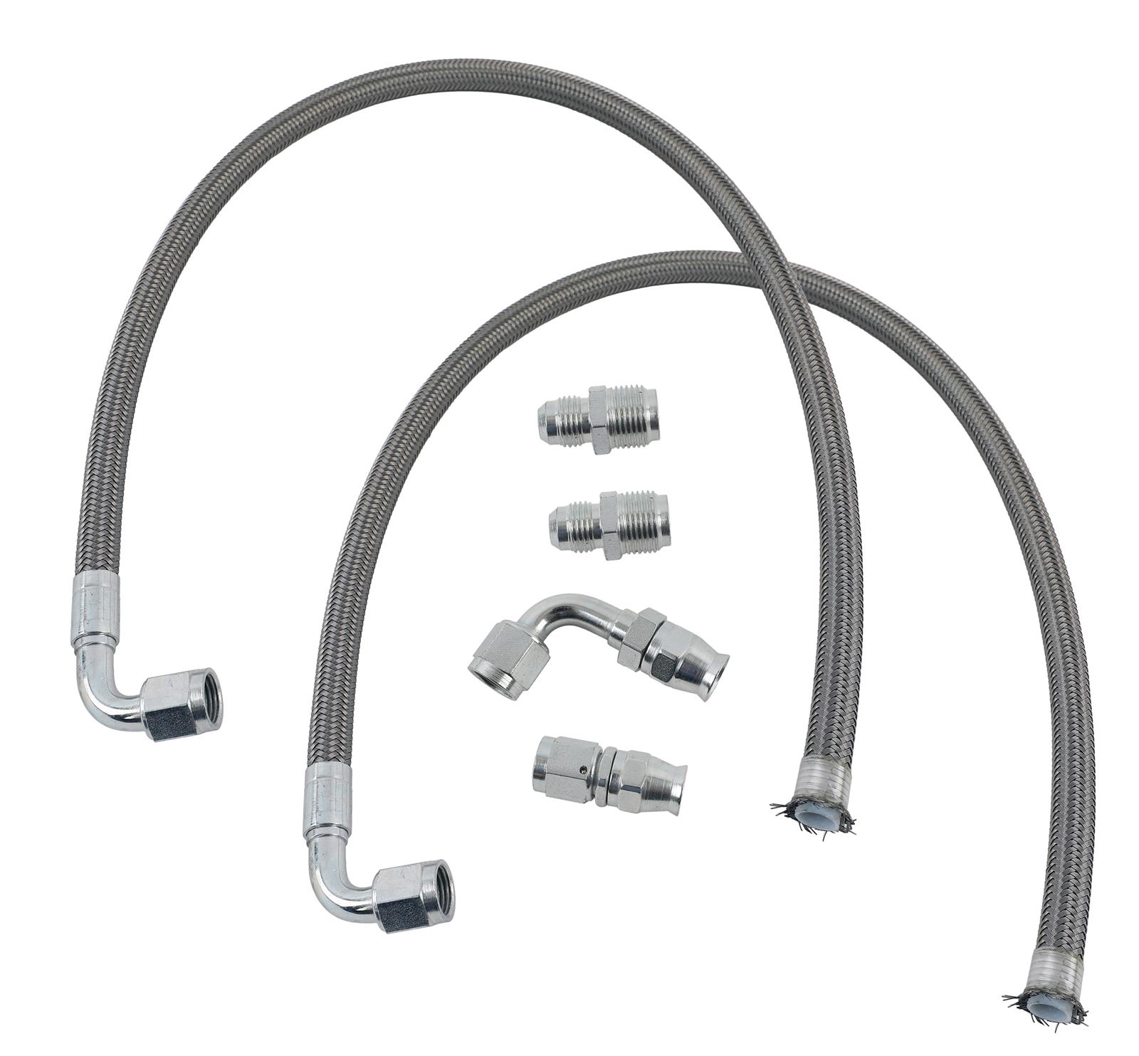 Eddie Motorsports MS107-33 Eddie Motorsports Power Steering Hose Kits ...