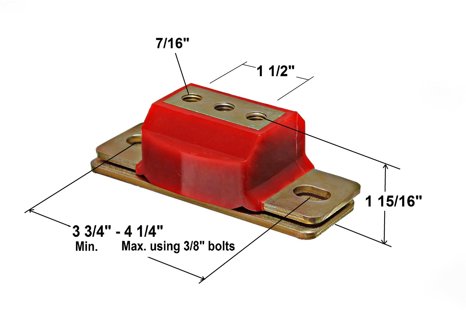 Energy Suspension 3.1108R Energy Suspension Transmission Mounts ...