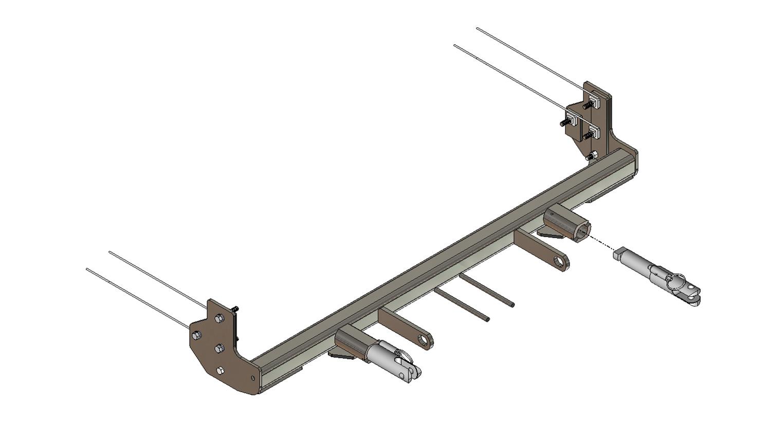 Blue OX BX1689 Blue Ox Tow Bar Baseplates | Summit Racing
