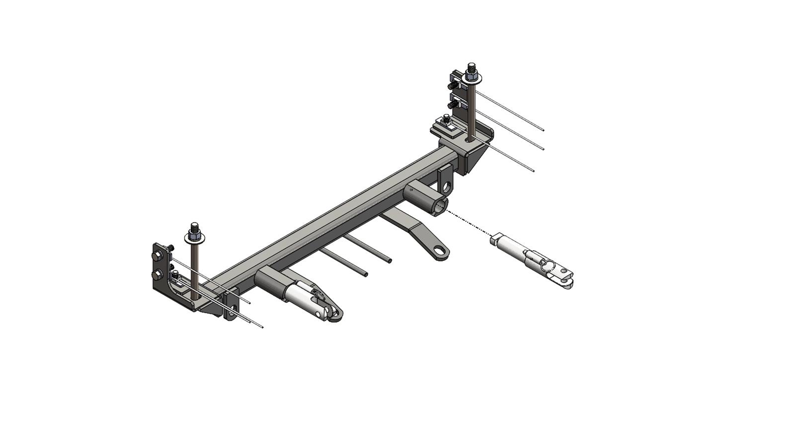 Blue OX BX1709 Blue Ox Tow Bar Baseplates | Summit Racing