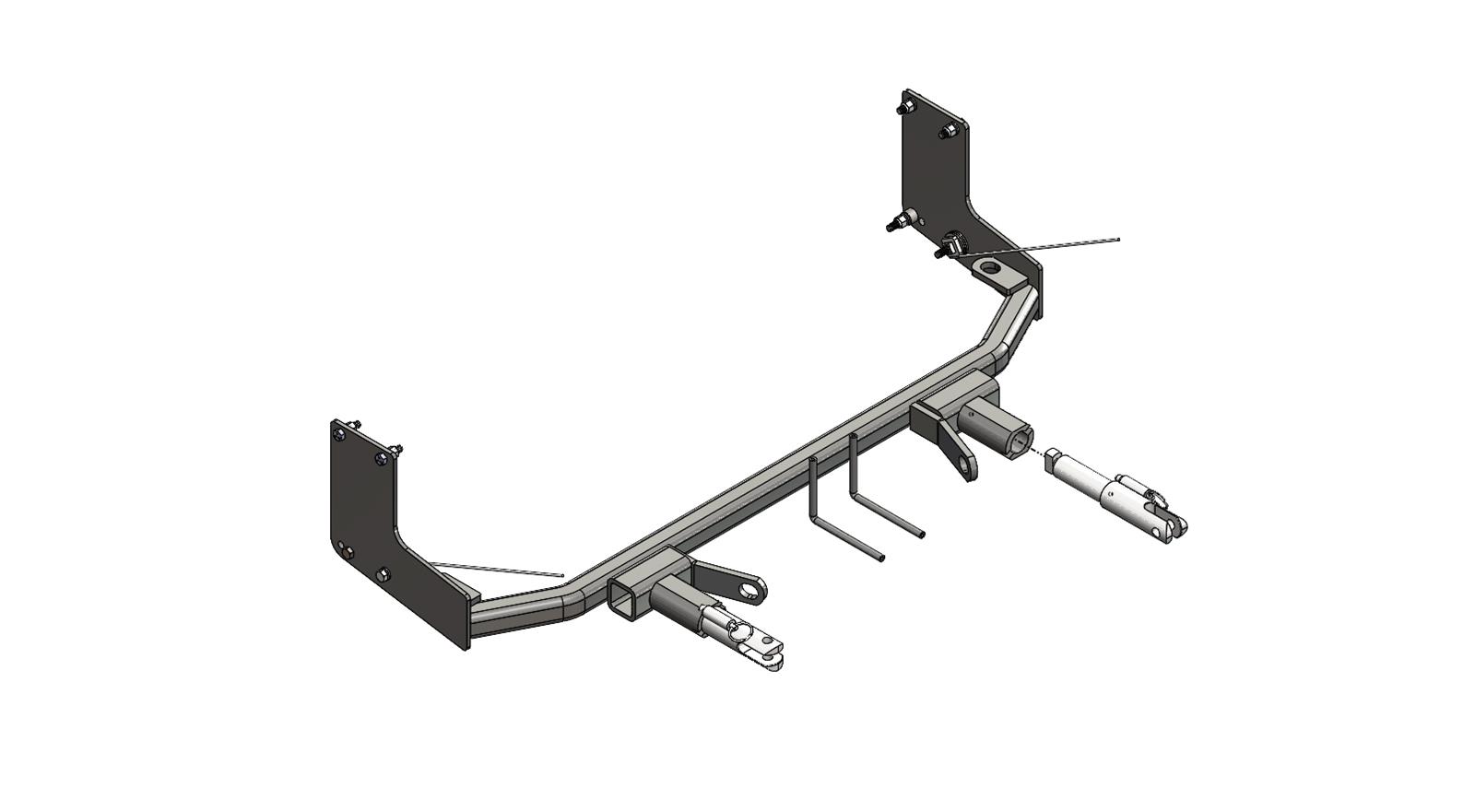 Blue OX BX1844 Blue Ox Tow Bar Baseplates | Summit Racing