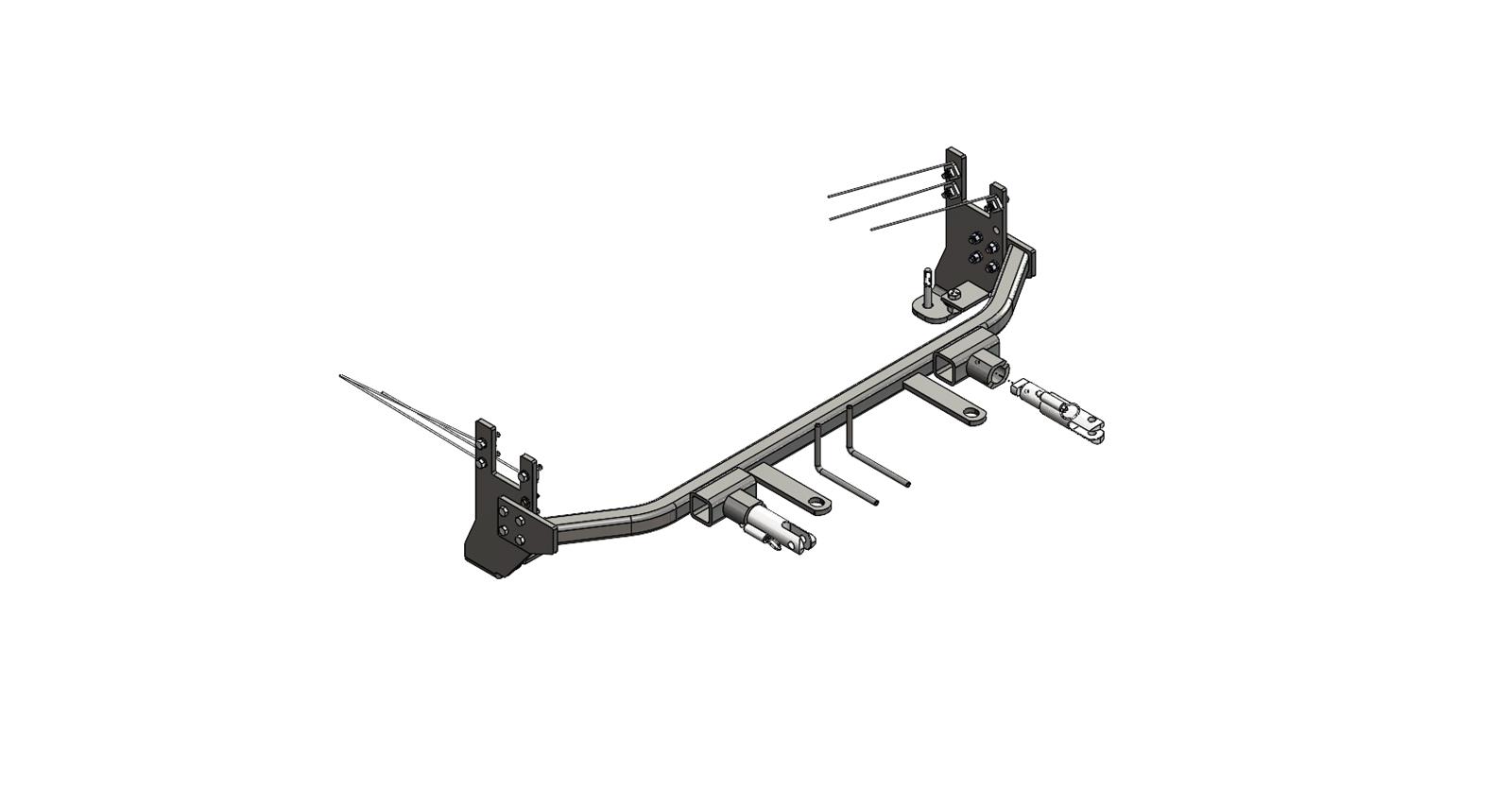 Blue OX BX2243 Blue Ox Tow Bar Baseplates | Summit Racing