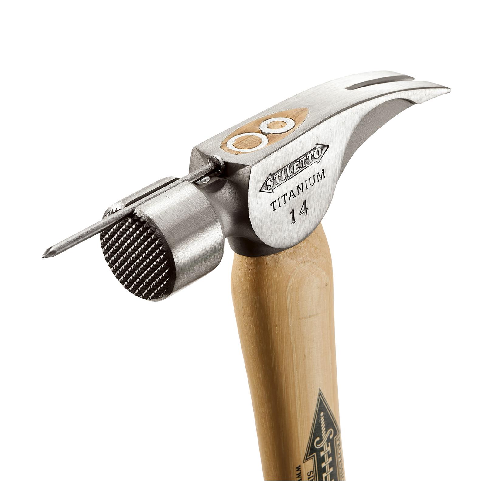 Stiletto Tools TI14MC Stiletto Tools Milled Face Hickory Handle Framing ...