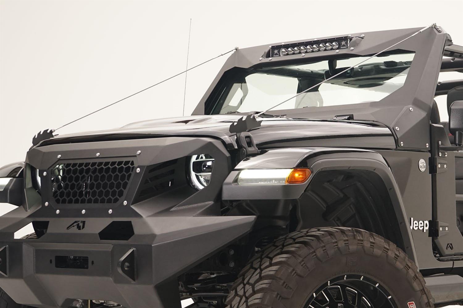 Fab Fours Inc. FFBJL1060-B Fab Fours Jeep JL ViCowl Limb Riser Kits ...