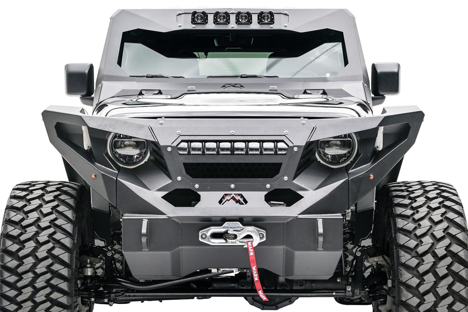 Fab Fours Inc. JL4600-1 Fab Fours Jeep JL Front Grumper Fenders ...