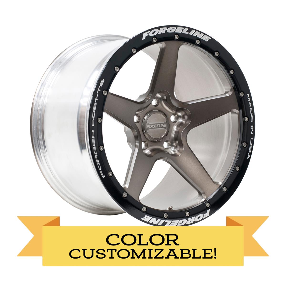 Forgeline Motorsports CF1RBL1712 Forgeline Drag Racing Series CF1R ...