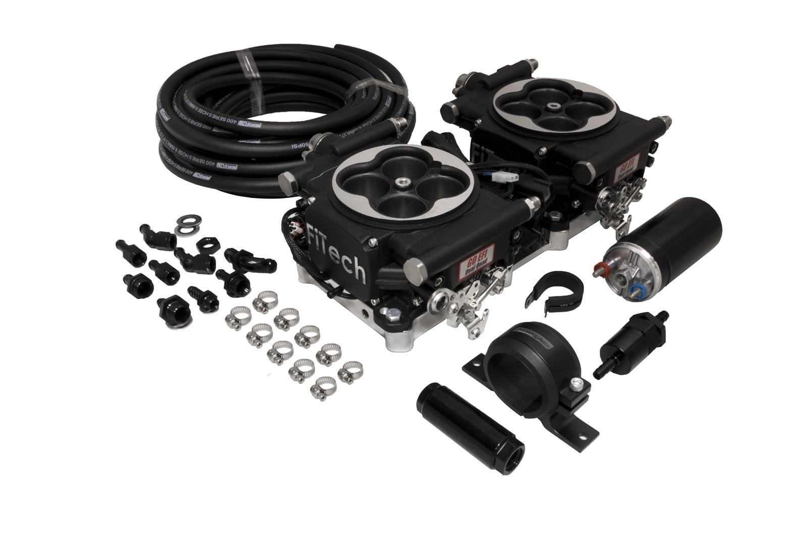 FiTech Fuel Injection 31062 FiTech Go EFI 2x4 Dual-Quad 625 HP Self ...