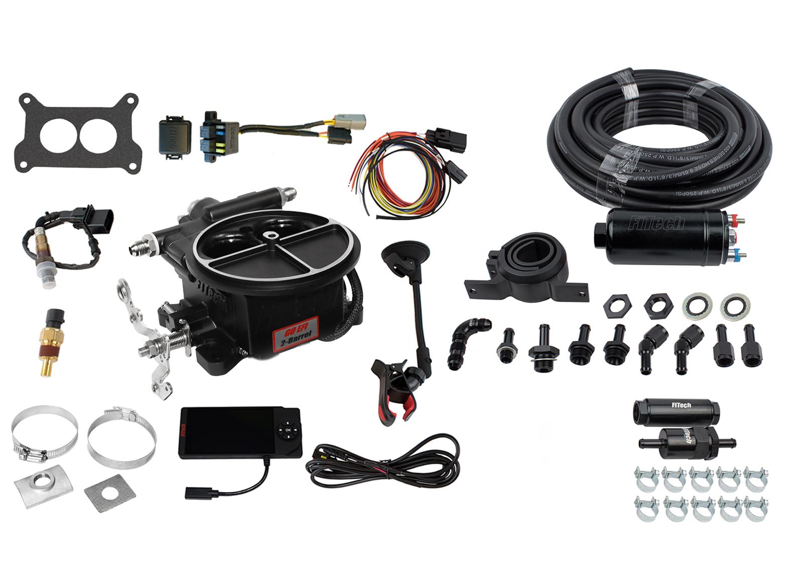 FiTech Fuel Injection 31092 FiTech Go EFI 2-Barrel 400 HP System Fuel ...