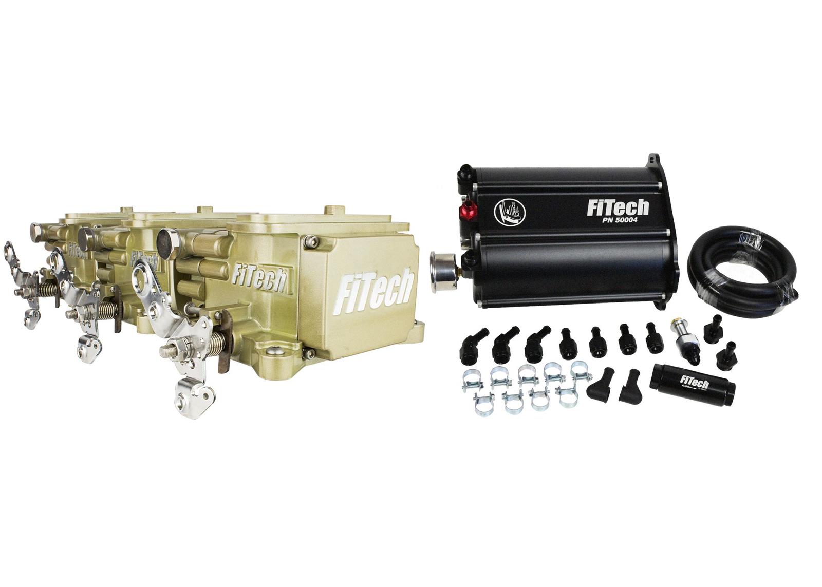 FiTech Fuel Injection 35610 FiTech Go EFI 3x2 Tri-Power 600 HP System ...