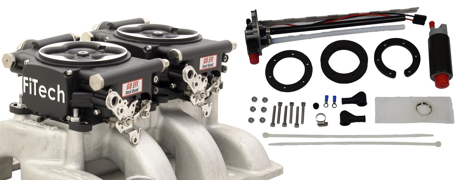 FiTech Fuel Injection 36262 FiTech Go EFI 2x4 625 HP System Fuel ...