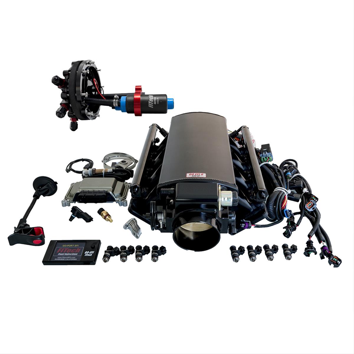 FiTech Fuel Injection 74011 FiTech Ultimate LS EFI 500 HP Fuel ...
