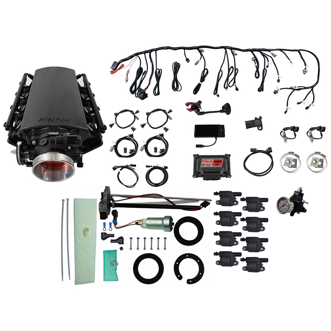 FiTech Fuel Injection 78630 FiTech Ultimate LS 1,000 HP EFI Short ...