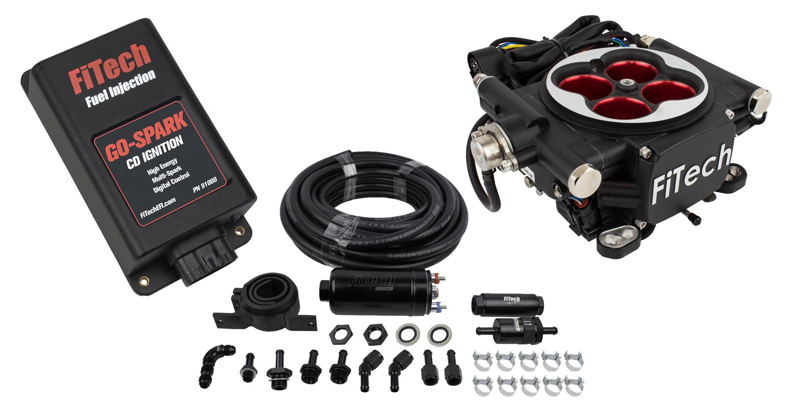 FiTech Fuel Injection 93104 FiTech Go EFI 4 600 HP Fuel Injection ...
