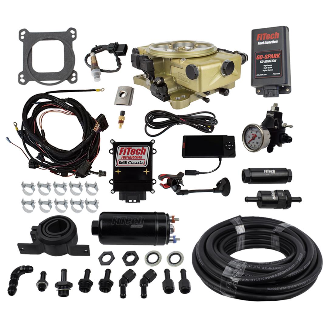 FiTech Fuel Injection 93120 FiTech Go EFI Classic 650 HP System Inline ...