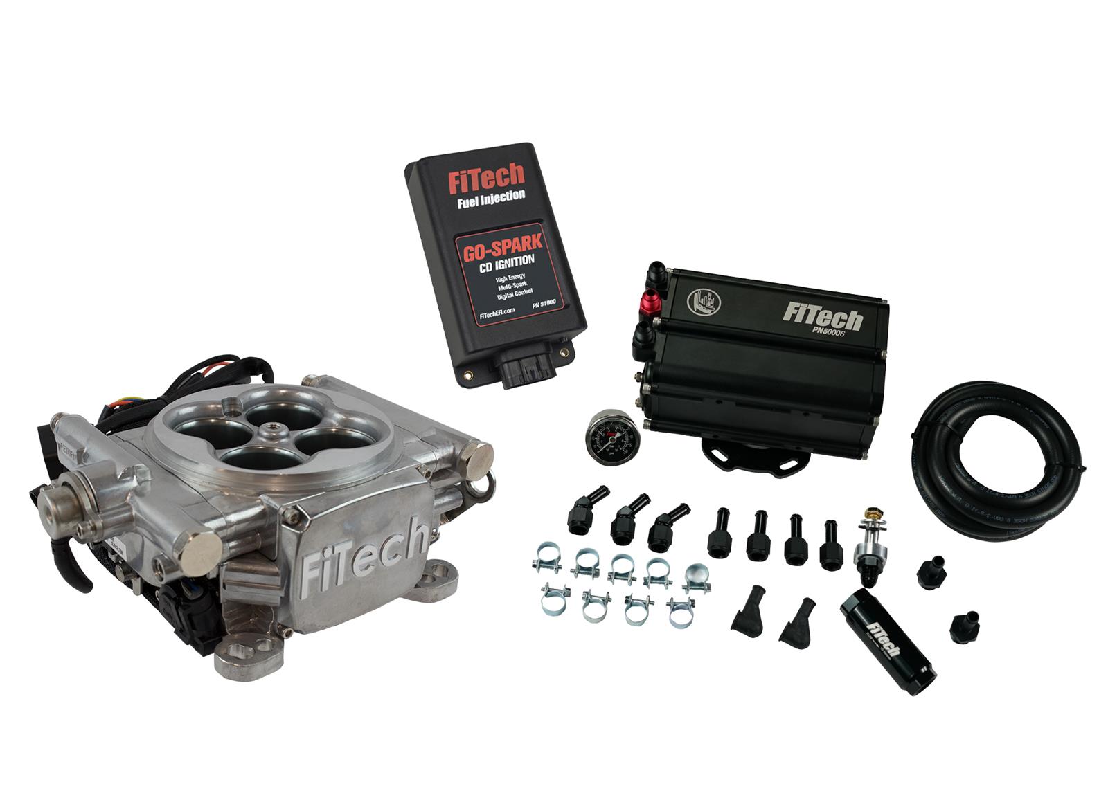 FiTech Fuel Injection 93551 FiTech Go EFI 4 600 HP Self-Tuning Fuel ...
