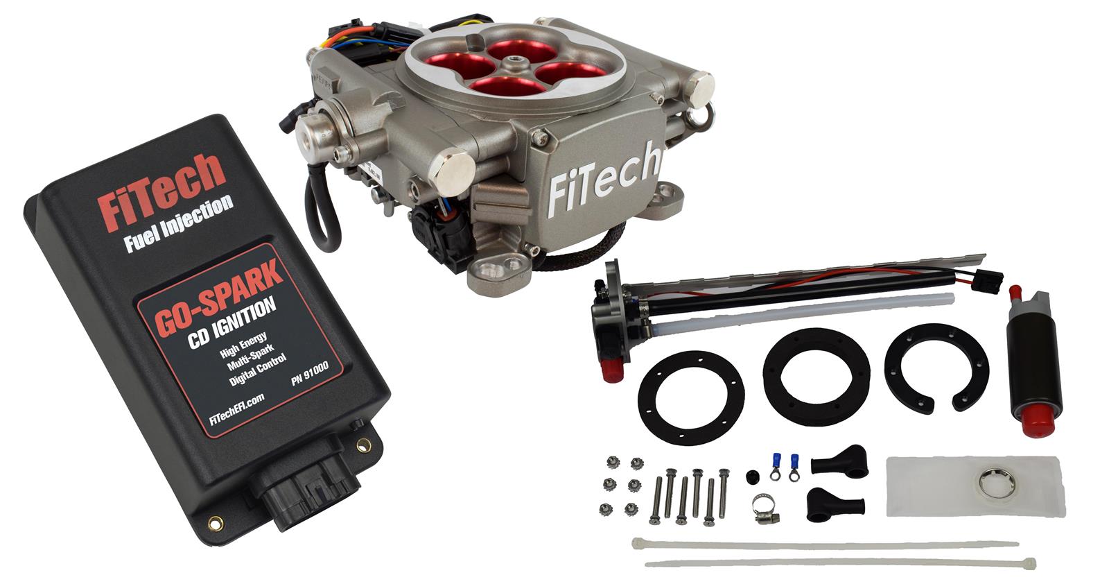 FiTech Fuel Injection 93603 FiTech Go Street 400 HP Self-Tuning Fuel ...