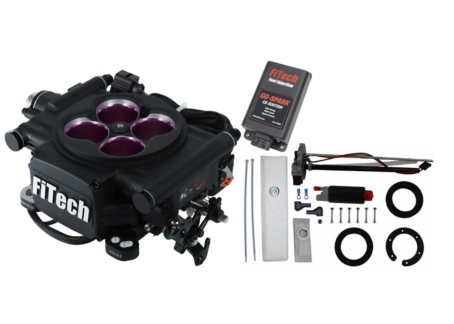 FiTech Fuel Injection 93618 FiTech MeanStreet EFI 800 HP Self-Tuning ...