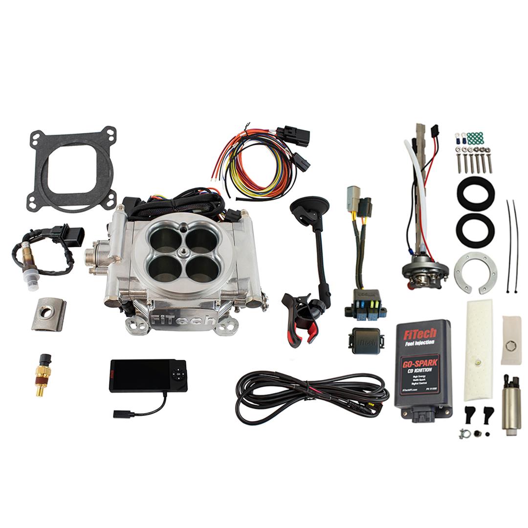 FiTech Fuel Injection 96201 FiTech Go EFI 4 600 HP System/Go Spark Fuel ...