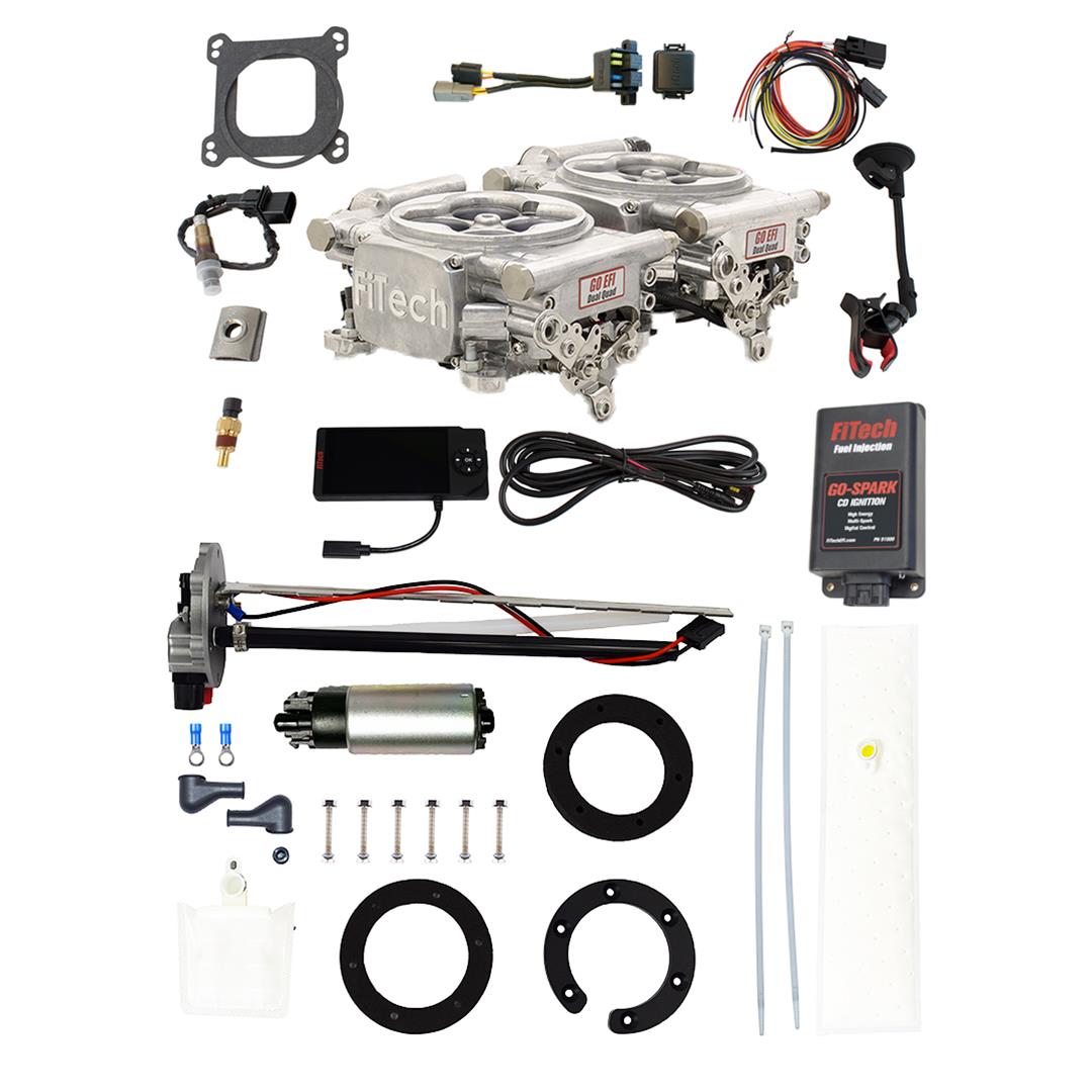 FiTech Fuel Injection 96461 FiTech Go EFI 2x4 625 HP System/Go Spark ...