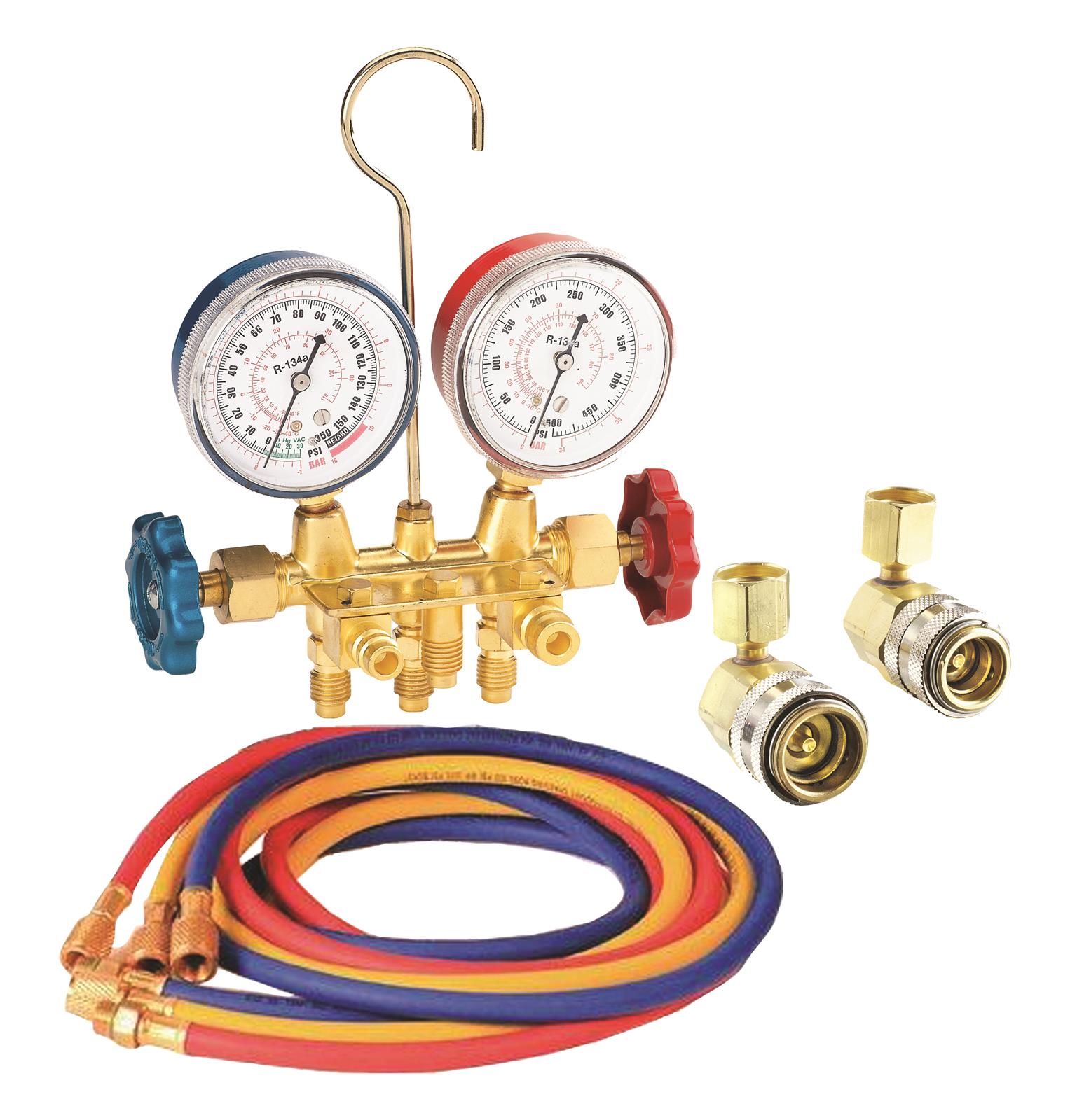 FJC Inc. 6715B FJC Manifold Gauge Kits | Summit Racing