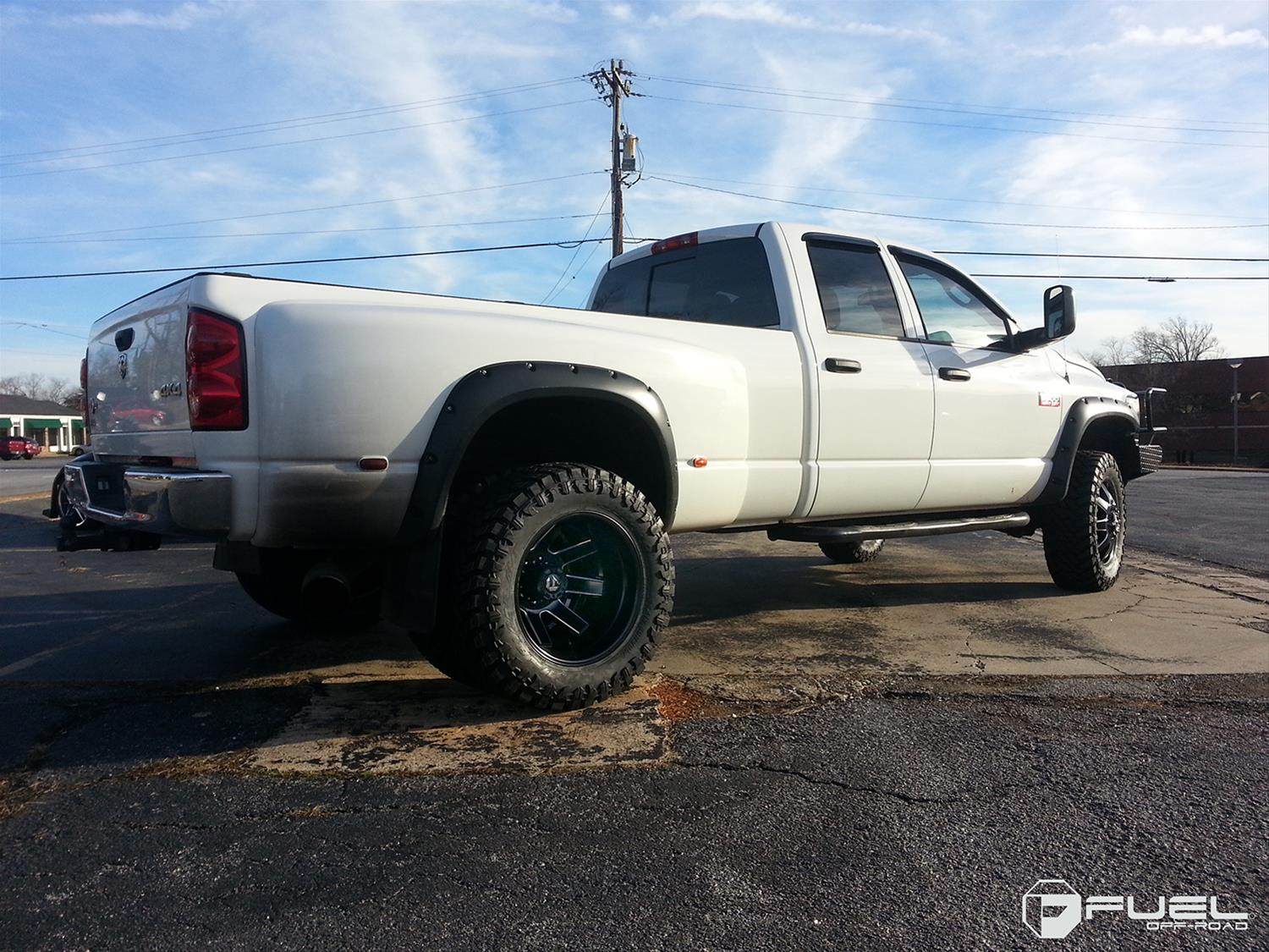 Fuel Off-Road Maverick D538 Series Matte Black Dually Wheels with ...