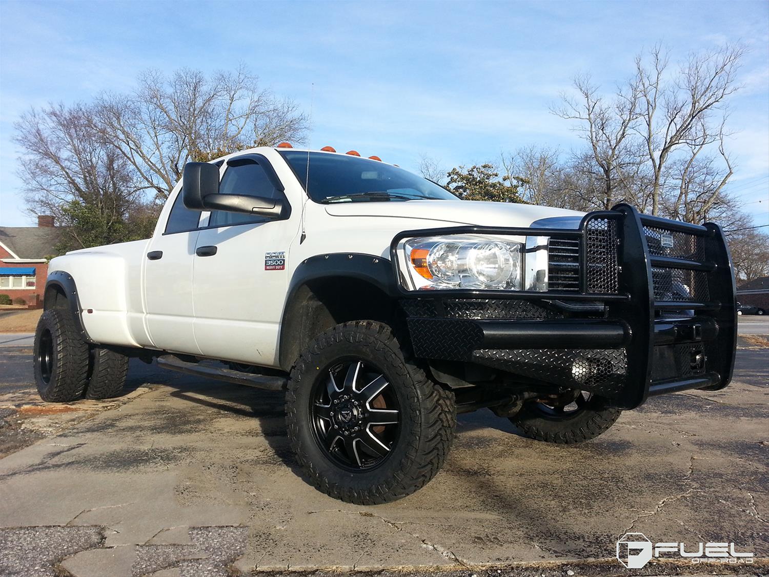 Fuel Off-Road Maverick D538 Series Matte Black Dually Wheels with ...
