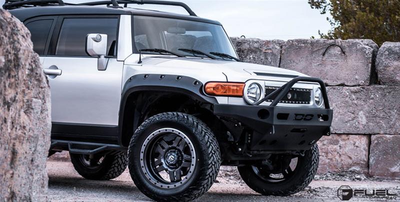 Fuel Off-Road Anza D557 Series Matte Black with Anthracite Ring Wheels ...