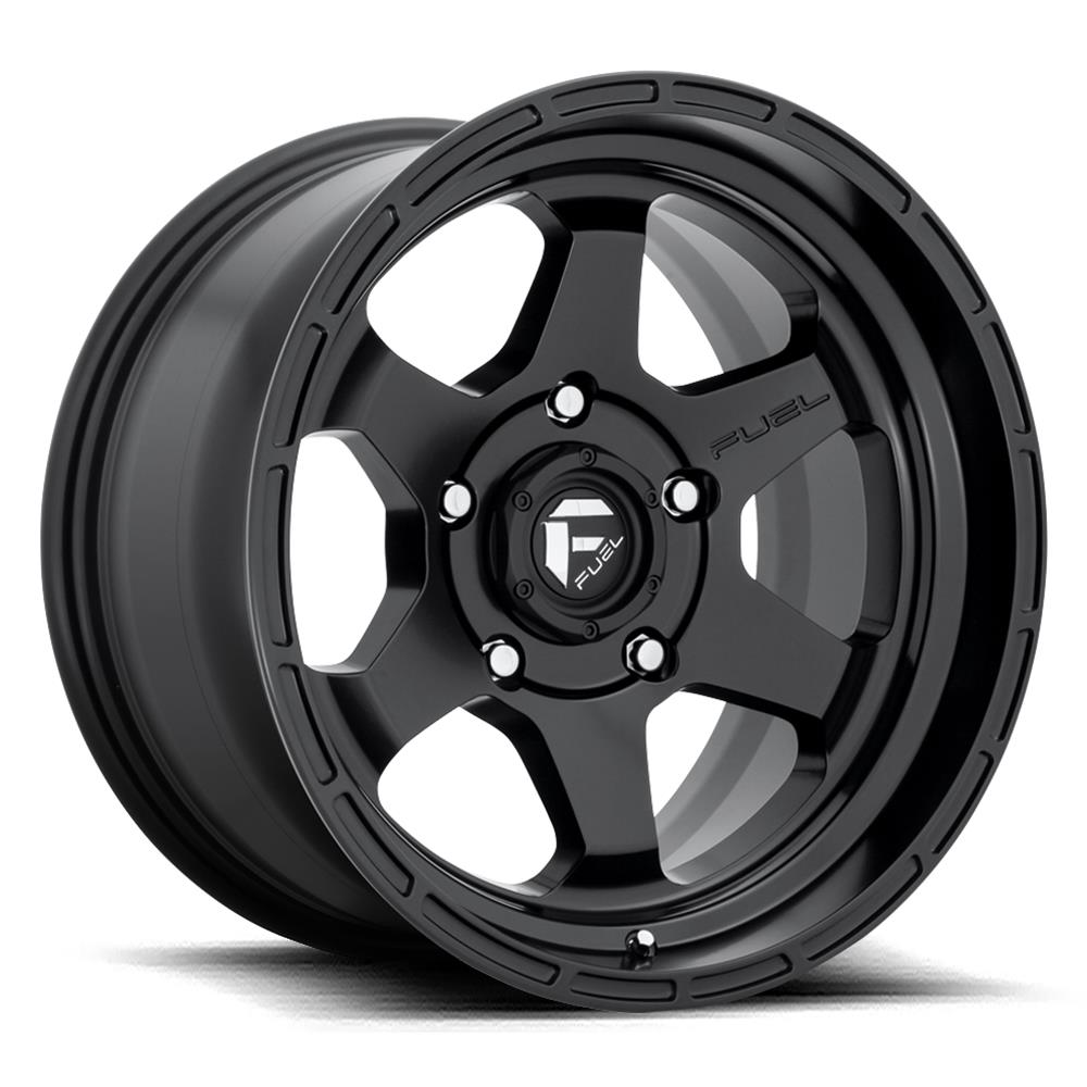 Fuel Off-Road D66417907545 Fuel Off-Road Shok D664 Matte Black Wheels ...