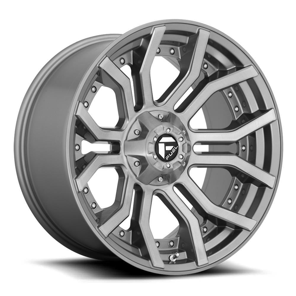 Fuel Off-Road D71320001747 Fuel Off-Road Rage D713 Platinum Wheels ...