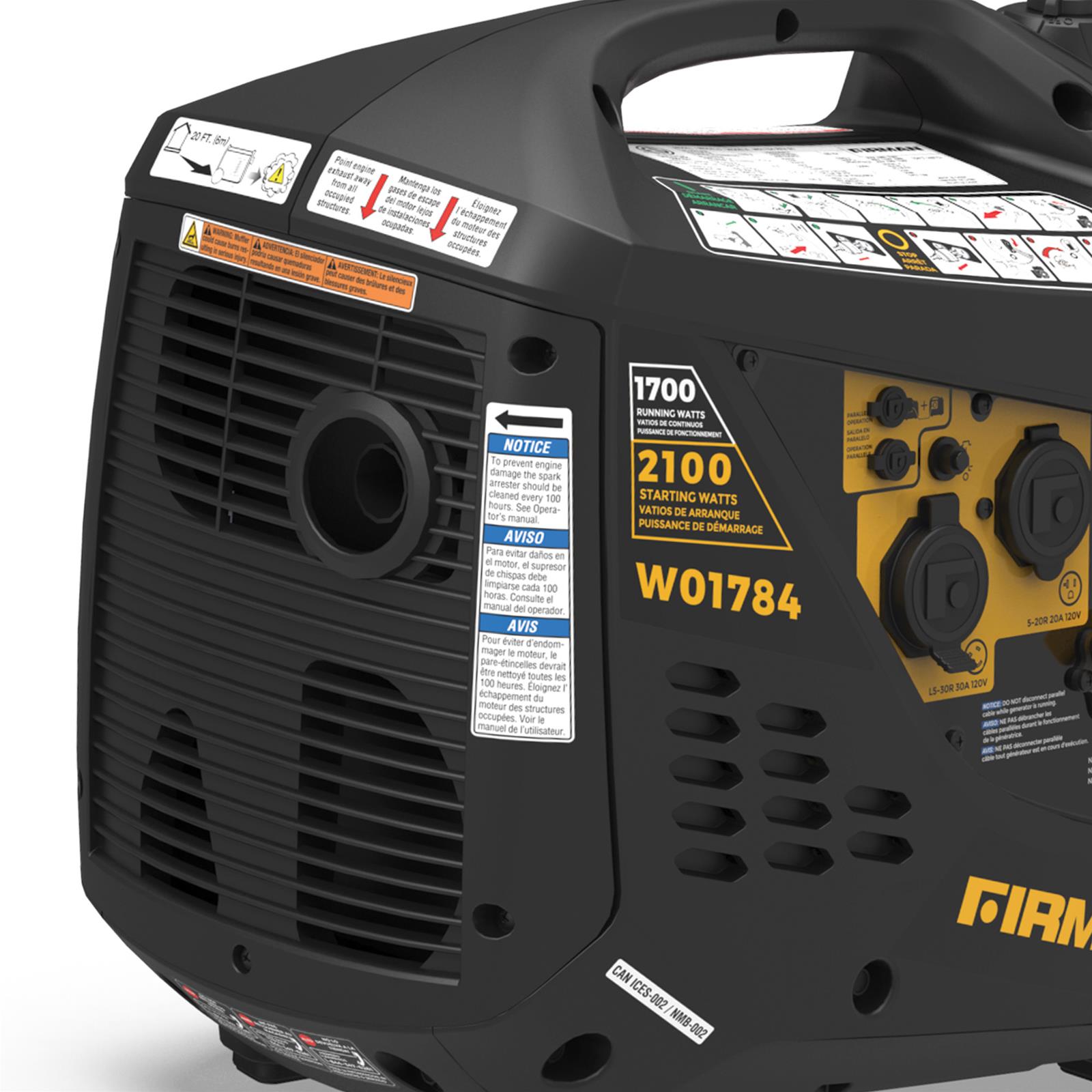 Firman W01784 Firman Inverter Portable Generators | Summit Racing