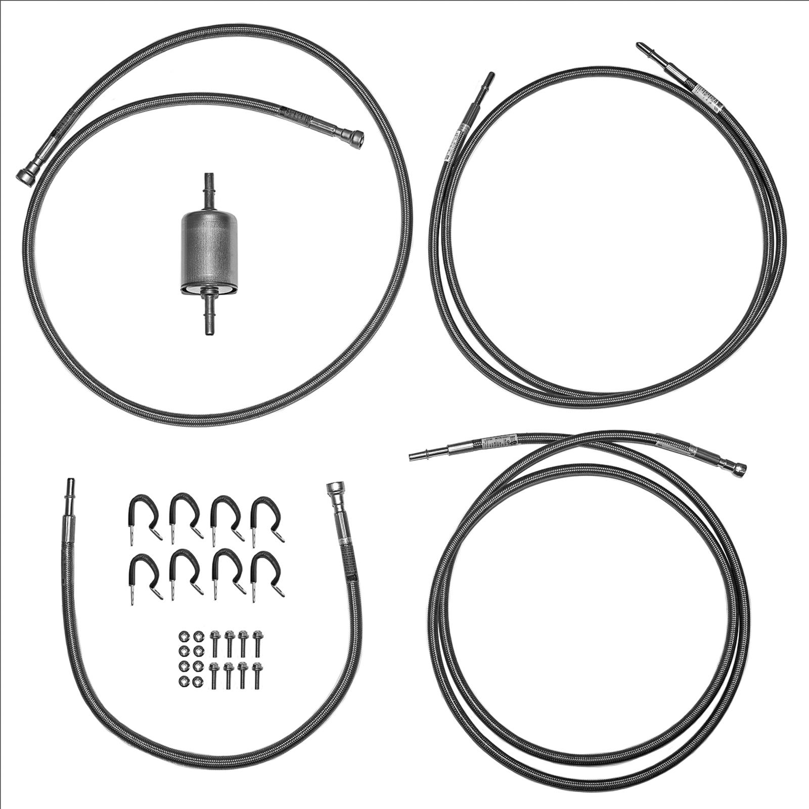 Fine Lines QFF0021SS Fine Lines QuickFix Fuel Line Kits | Summit Racing